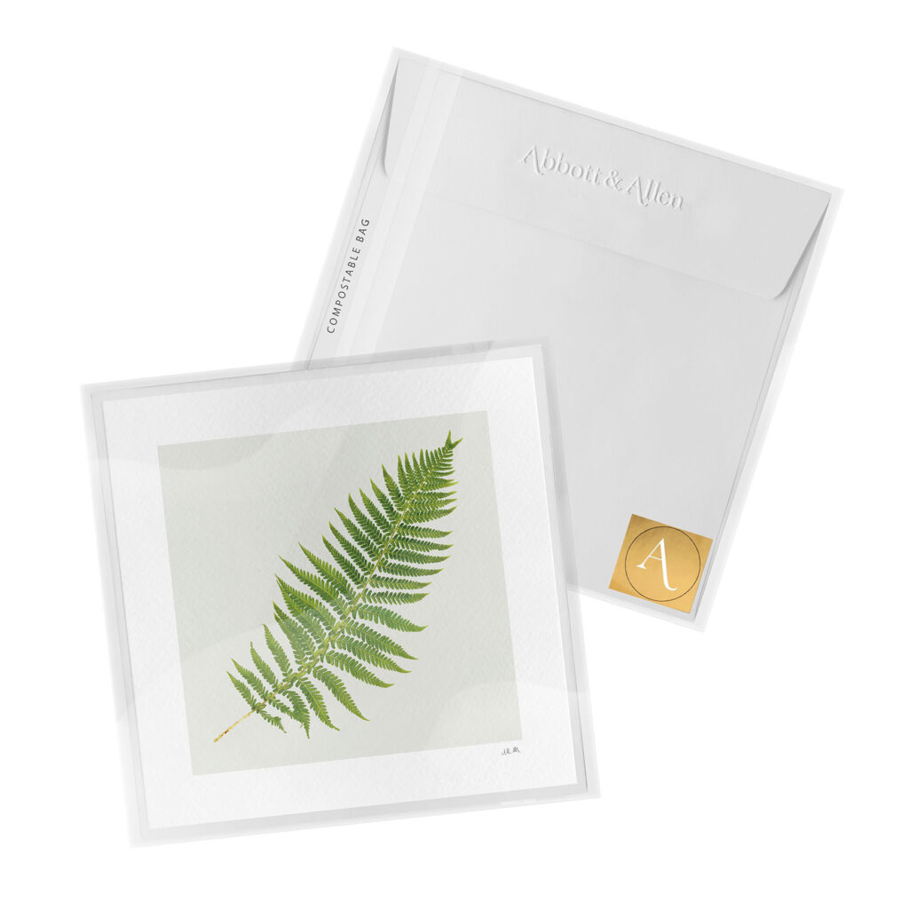Fern Greetings Card - Abbott & Allen